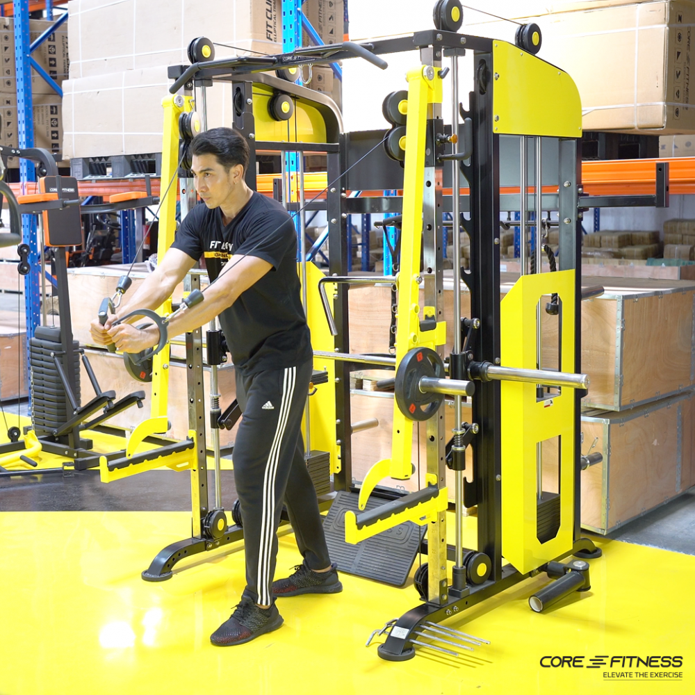 CORE-FITNESS - Smith Machine Flex-Muscle (TS114) - สมิชแม็กชีนระดับสูง ...