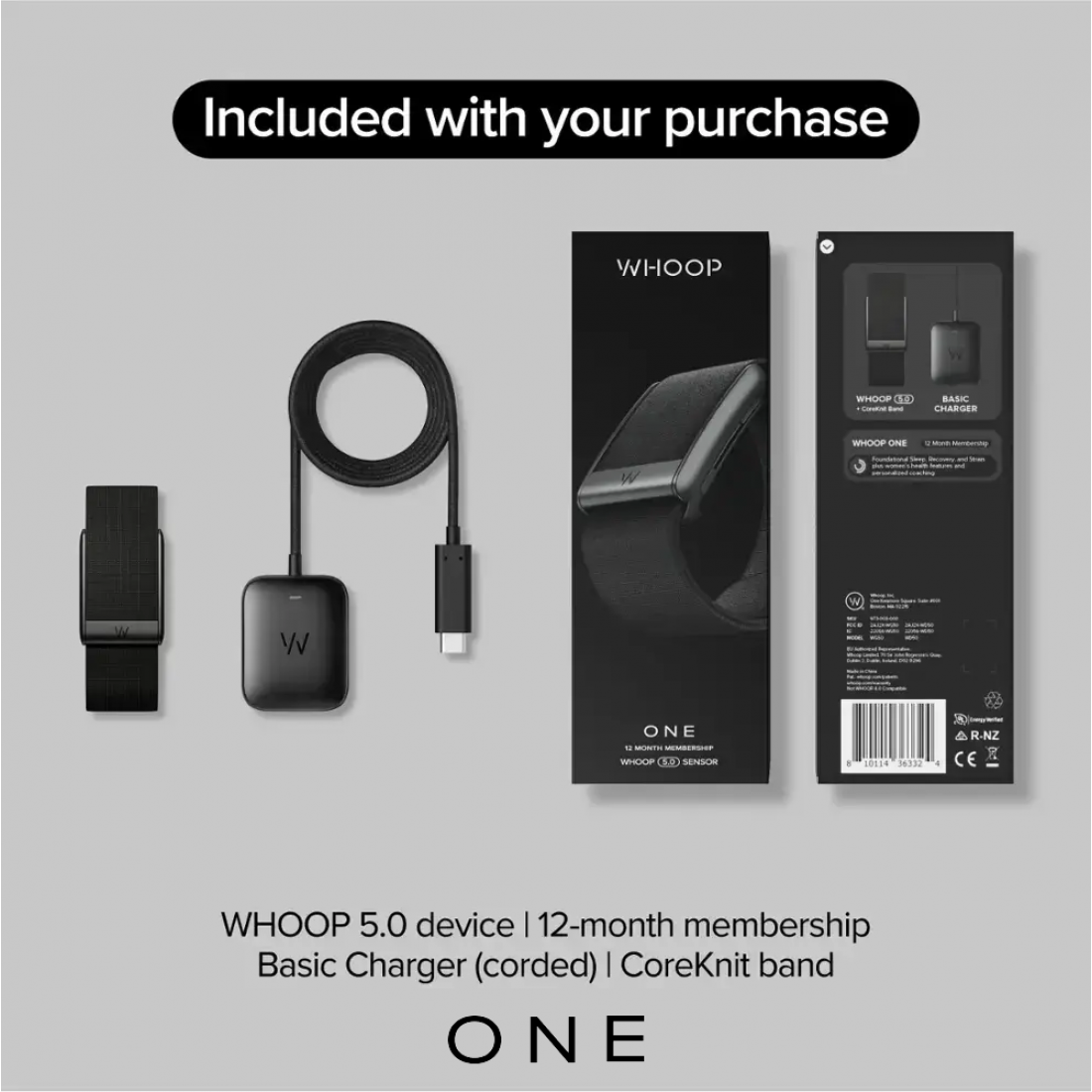 WHOOP 5.0 / MG (ONE / PEAK / LIFE) Health and Fitness Wearable (12 ...
